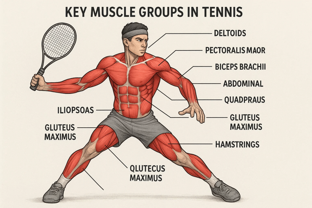 Tennis Muscles Explained: What Every Player Needs to Know - Body Muscle ...